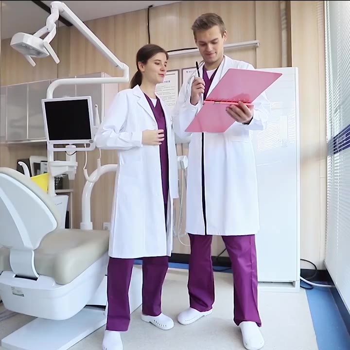 LAB COAT UNISEX White Workwear Long-Sleeved BAJU MAKMAL BORONG MURA ...