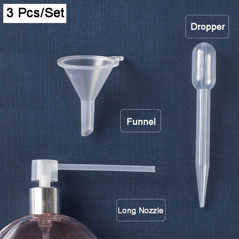 Professional Perfume Dispensing Tool 3-piece Set Dropper, Funnel, Long ...