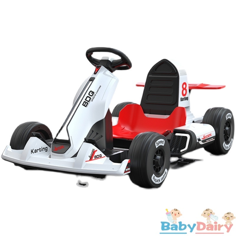 BabyDairy Kids Go-Kart Children's Electric Vehicle Four-wheel Drift Car ...