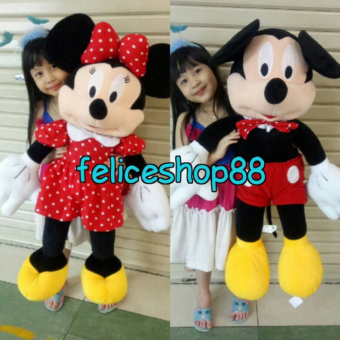 Minnie Mouse / Mickey Mouse Jumbo / Big Doll | Shopee Singapore