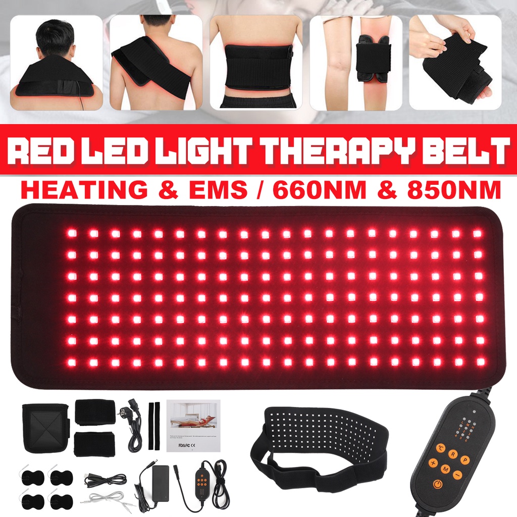 Red Light Therapy Belt 660nm LED Red Light and 850nm Near-Infrared ...