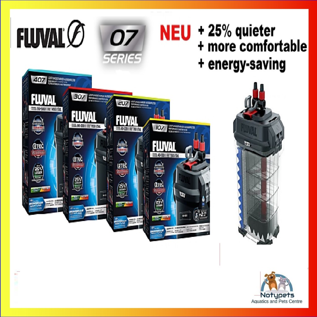 Fluval 07 series High Performance Canister Filter (107/207/307/407 ...