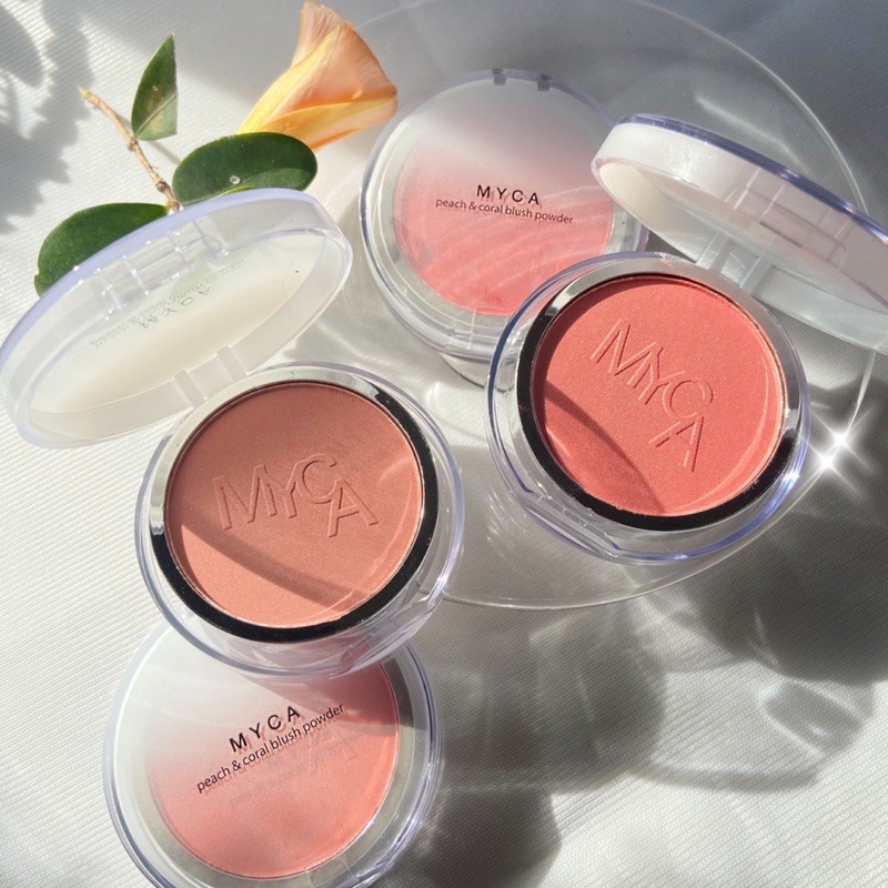 Myca Peach & Cal blush Matte Smooth Texture Company Work | Shopee Singapore