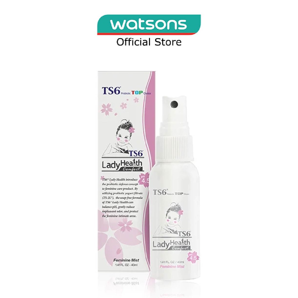 TS6 LADY HEALTH Feminine Mist 40ml | Shopee Singapore