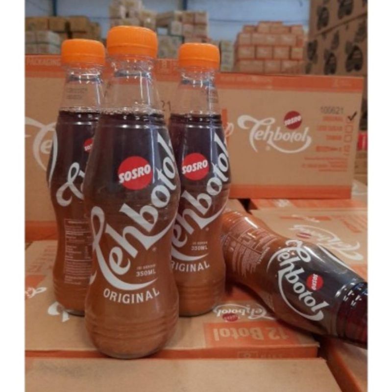 1 carton Teh botol sosro original 350 ml (12bottles) | Shopee Singapore
