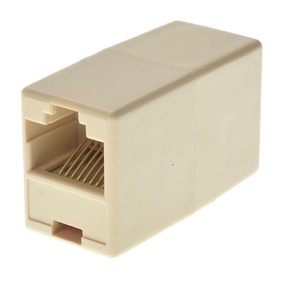 RJ45 CAT5 Port Adapter LAN Network Straight Coupler Extender Joint ...