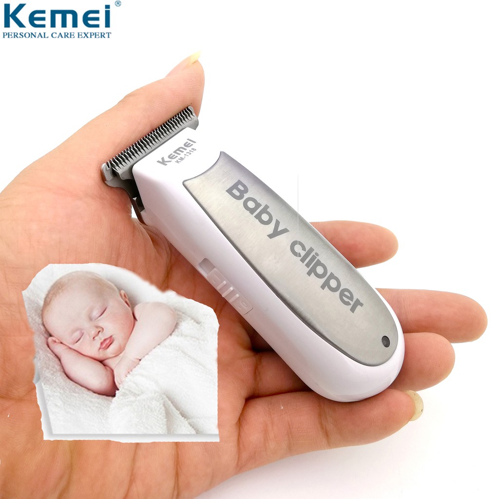 Kemei 1318 Baby Hair Clipper Infant Mini Electric Hair Trimmer Quiet ...