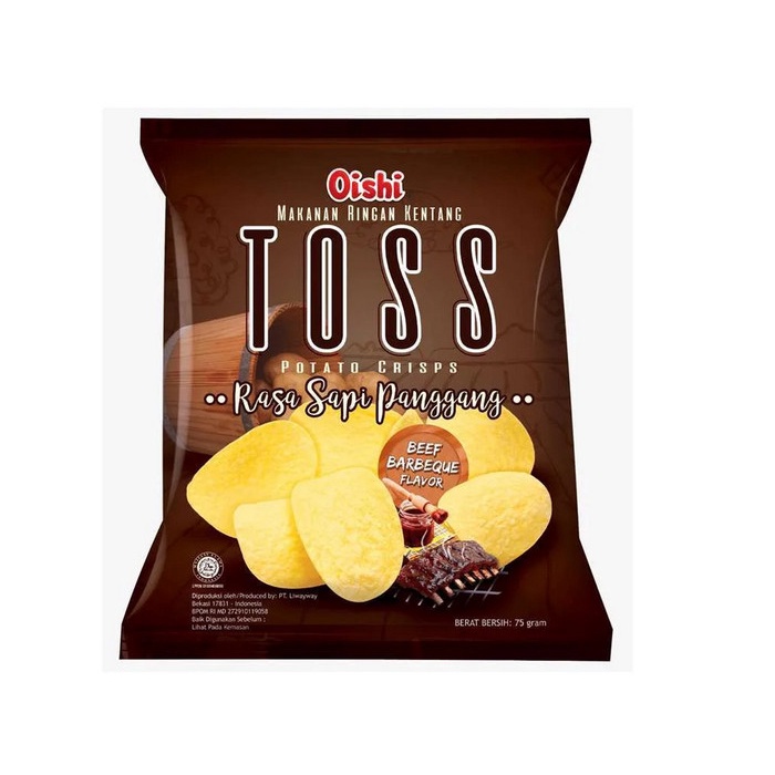 Oishi TOSS BEEF BARBEQUE /CHICKEN TERIYAKI POTATO CHIPS - BEEF BARBEQUE ...