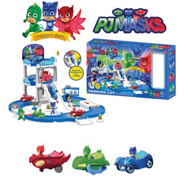 PJ Masks Parking Lot Race Track Toy Toys | Shopee Singapore
