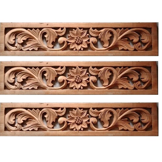 MATAHARI KAYU Wall Decoration Ornaments Carved Paste Pieces Mahogany ...