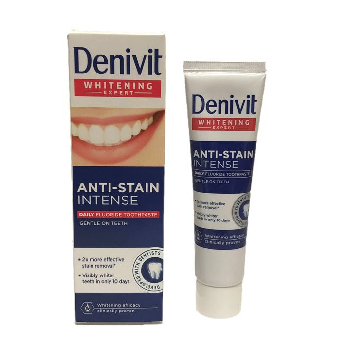 Uk Imported Denivit Toothpaste (Remove Stains Whitening Version) 50ml ...