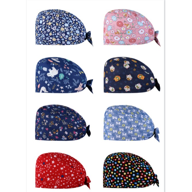 Surgical cap doctor cap, adjustable nurse cap scrub cap printing cap ...