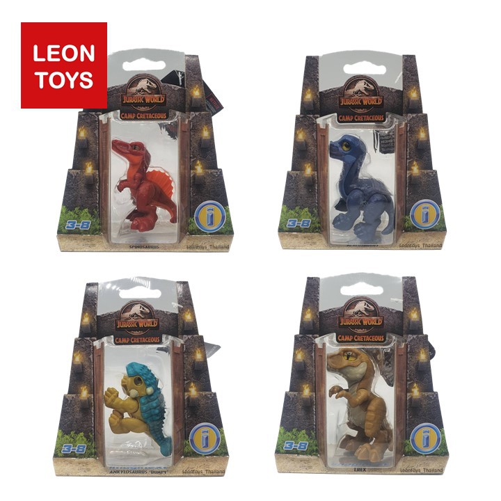 Jurassic World Imaginext Camp Cretaceous 3.5 Inch Dinosaur Figure Toys ...