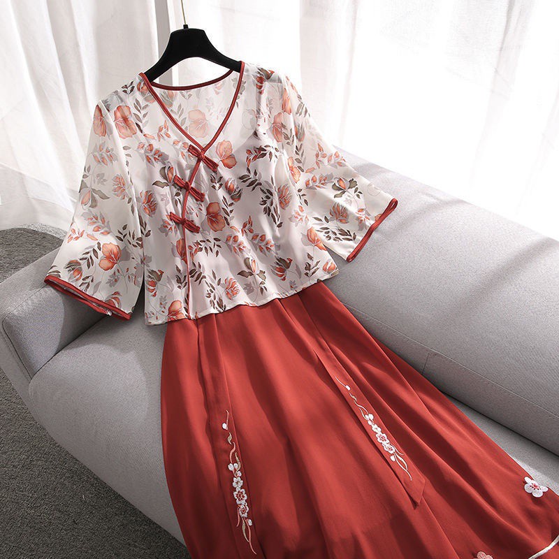 Hanfu costume vintage style plus size for women | Shopee Singapore