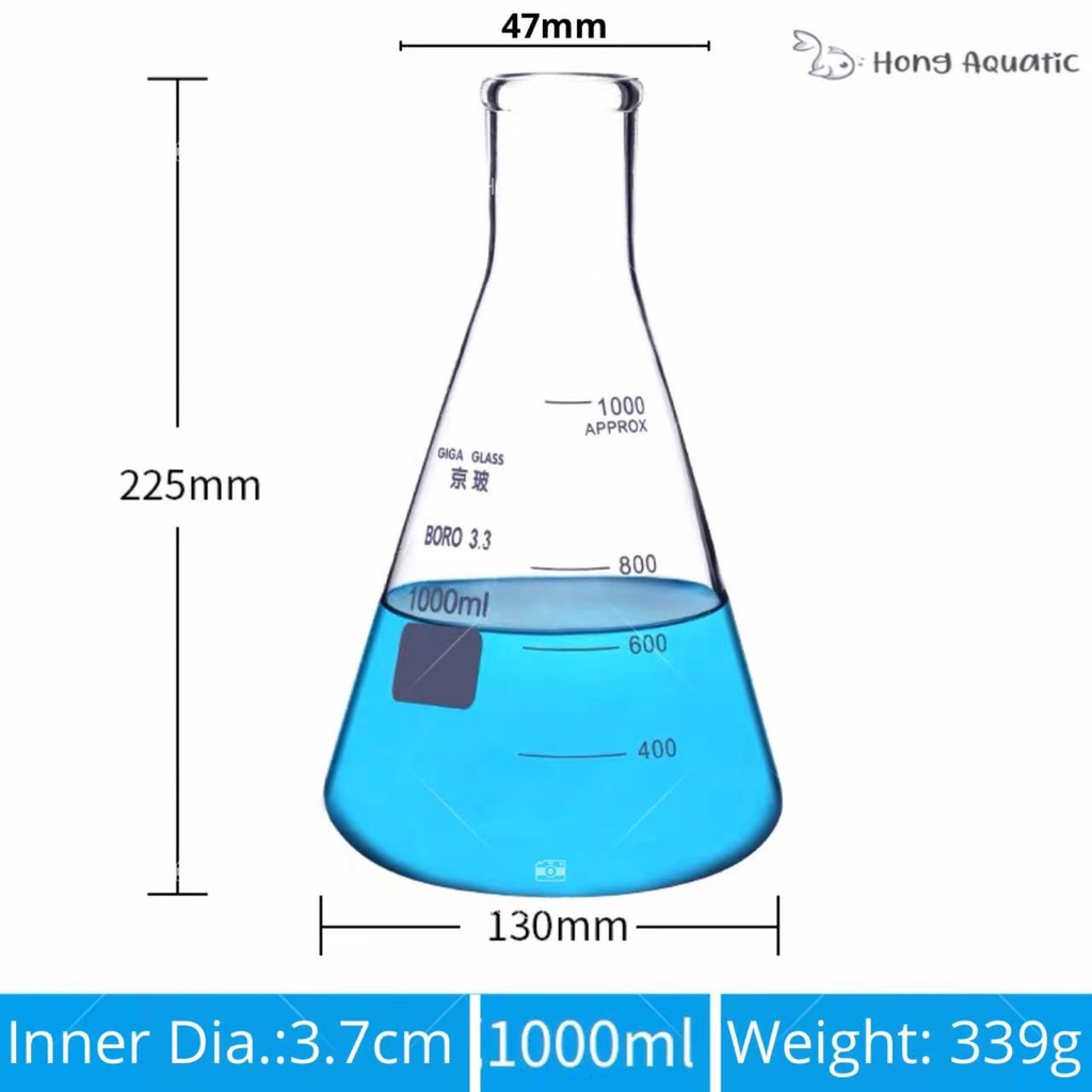 50ml to 1000ml Low Form High Borosilicate Glass Beaker Chemistry ...