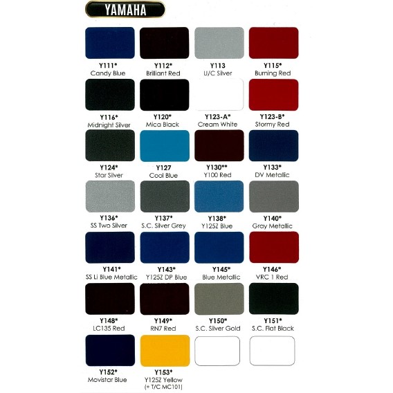 [Motorcycle Series] Anchor aerosol spray paint Yamaha Series | Shopee ...