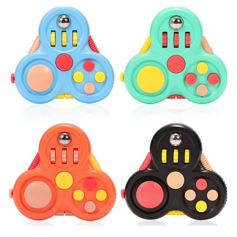 New Fidget Spinner Cube Sensory Toy for Adults Anxiety 4 Color Desk for ...