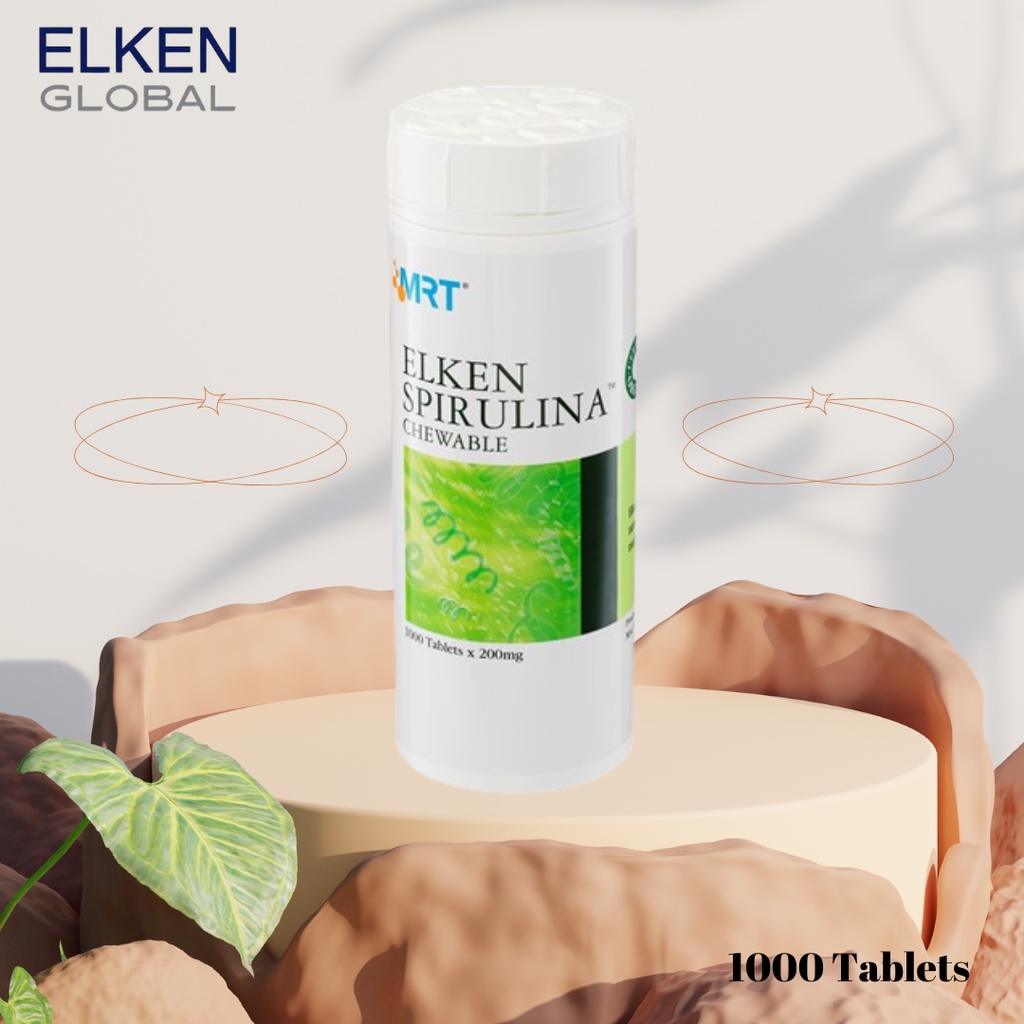 Elken Spirulina (1000 Tablets) - Enhances Your Body Resistance Against Viral Infection! | Shopee ...