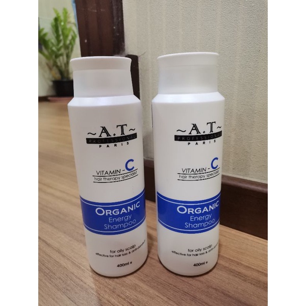 ~AT Professional Paris~ Organic Energy Shampoo Mint Cool Types for Oil ...