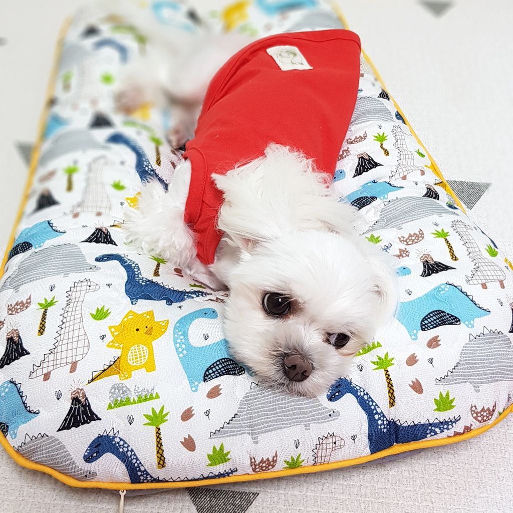 Pet Mat body pillow cooling artificial silk Dogs & Cats Cushion bed ...