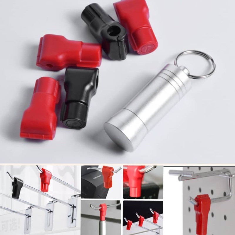 (5PCS) ANTI THEFT MAGNETIC SAFETY LOCK / HOOK DISPLAY STOPPER LOCK 5MM ...