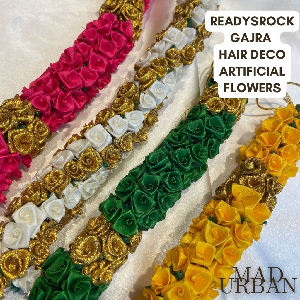 [NEW] Gajra Colorful Bridal Hair Deco Artificial Jasmine Flower ...