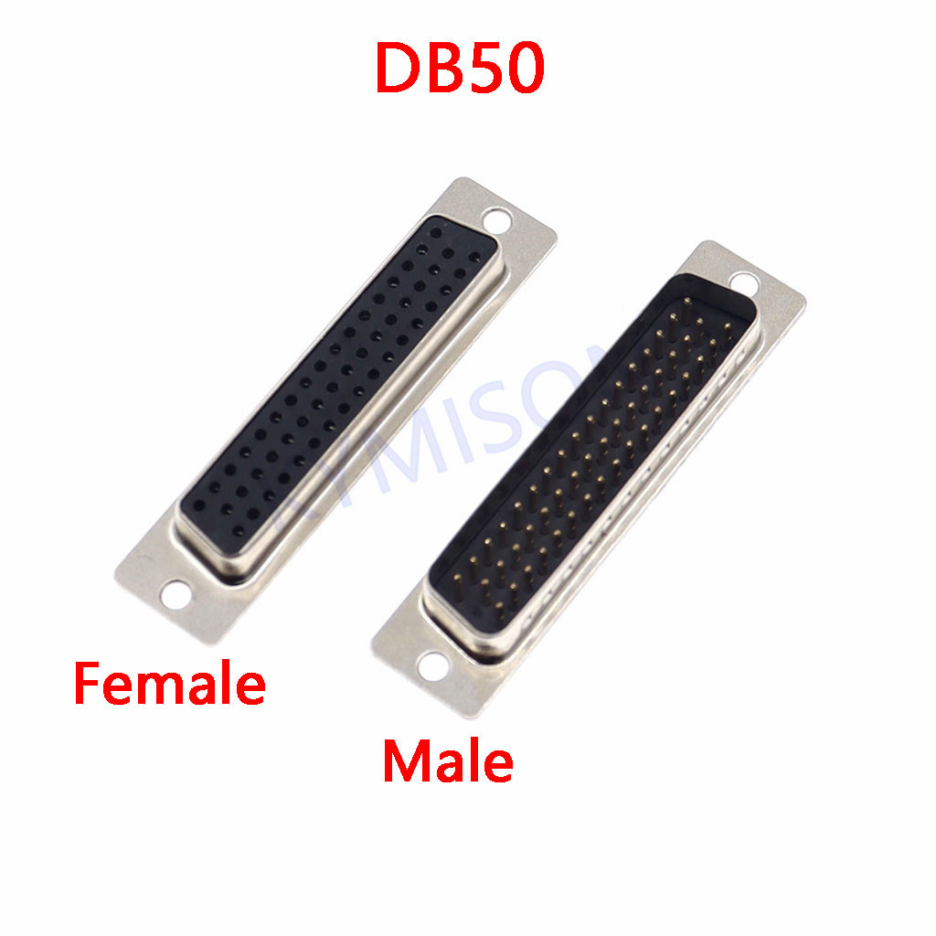 DB9 DB15 DB25 DB37 DB50 Hole/Pin Female/Male/Cover Welded Connector ...
