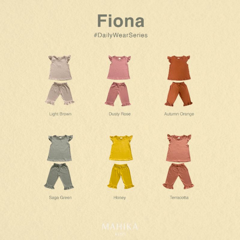 Mahika KIDS FIONA DAILYWEAR (GIRLS SET) | Shopee Singapore