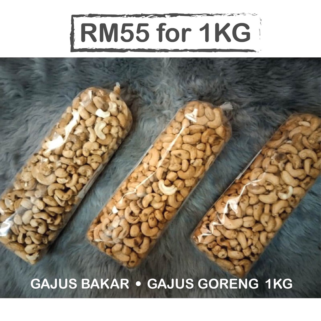 Gajus Bakar | Gajus Goreng | Roasted Cashewnuts | Pistachio | Shopee ...