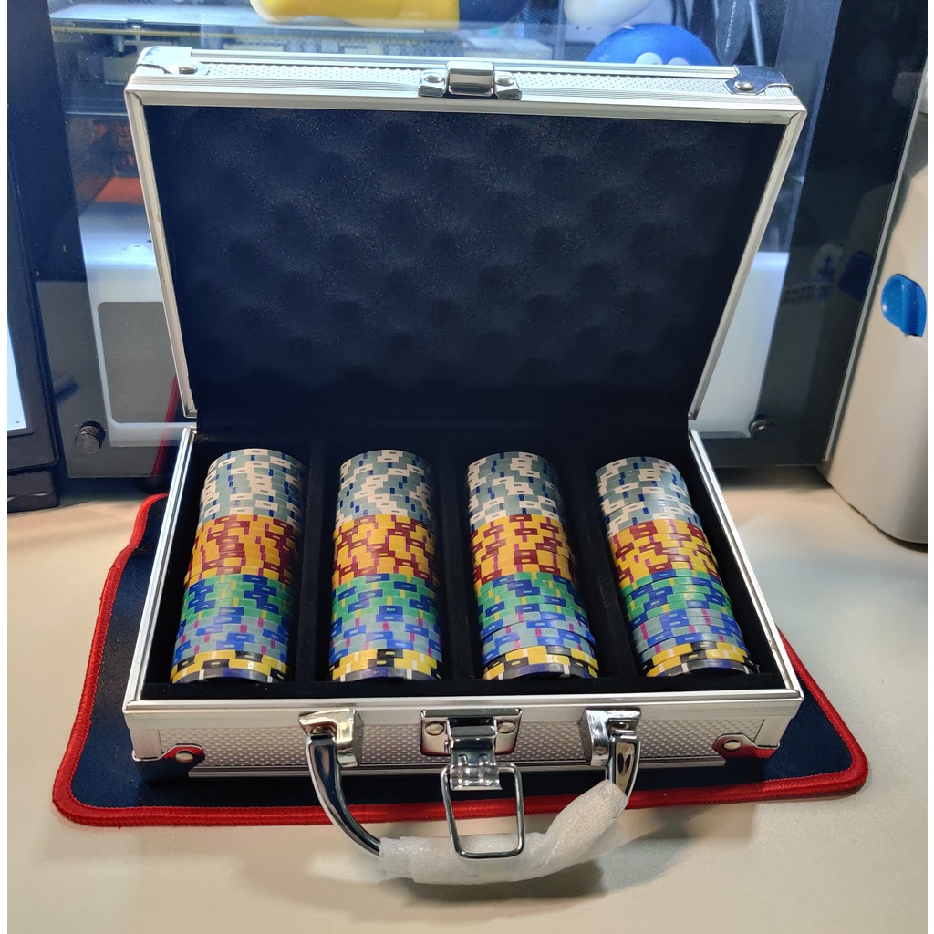 【Monte Carlo Gold】Mahjong Chips set / High Roller / $1000 Base / 120pcs ...