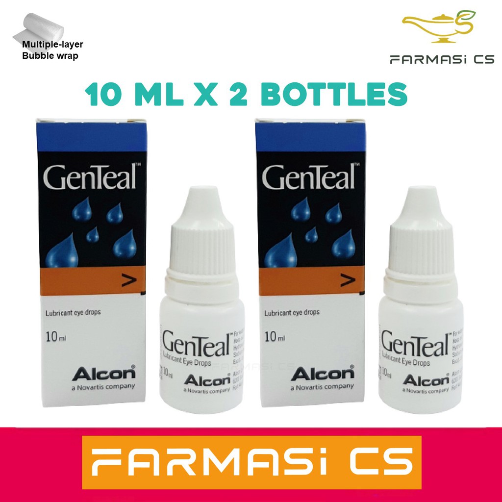 Alcon Genteal Lubricant Eye Drops 10ml x 2 (TWIN) EXP:06/2025 Eyedrop ...