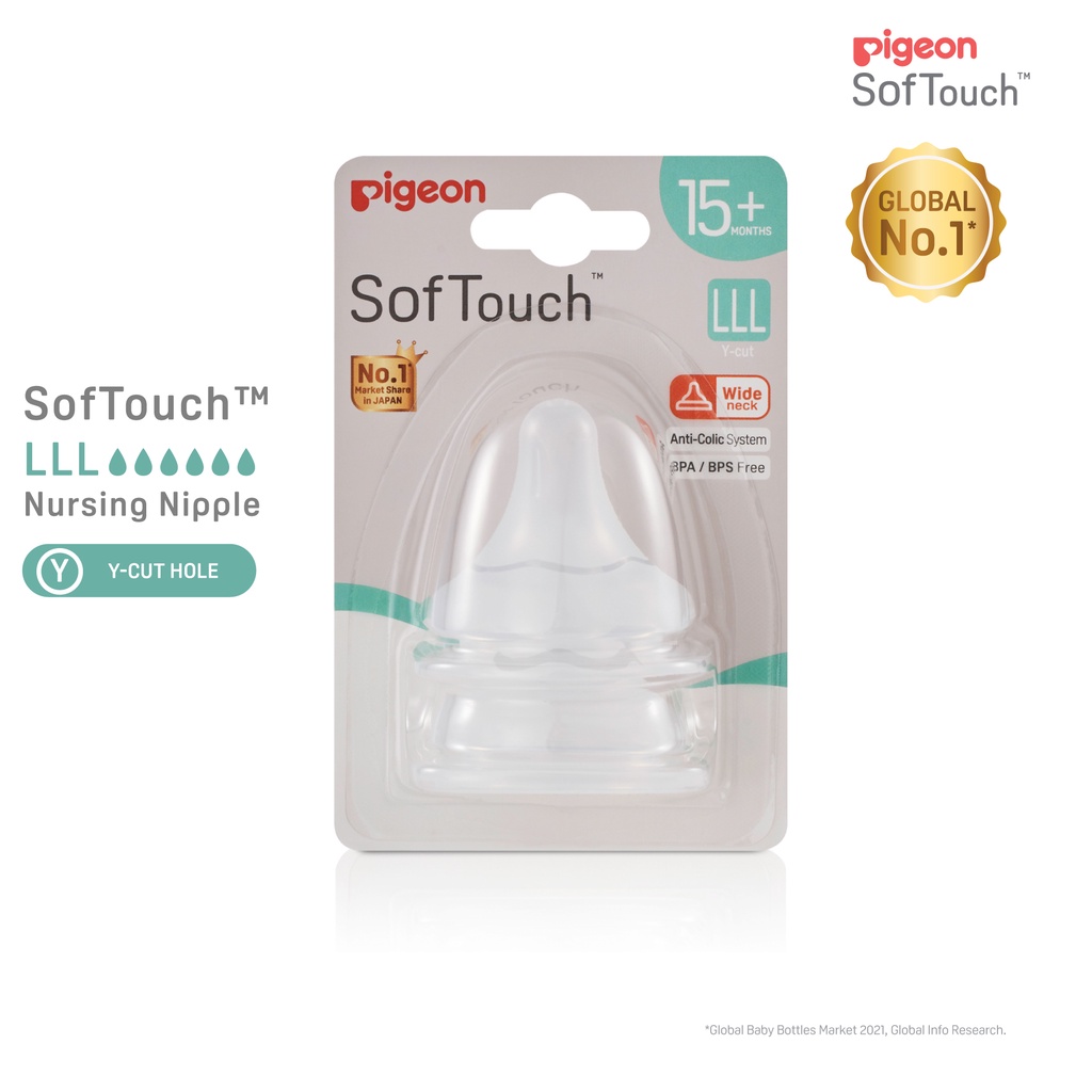 [NEW] Pigeon SofTouch™ Wide Neck Nipple | Shopee Singapore