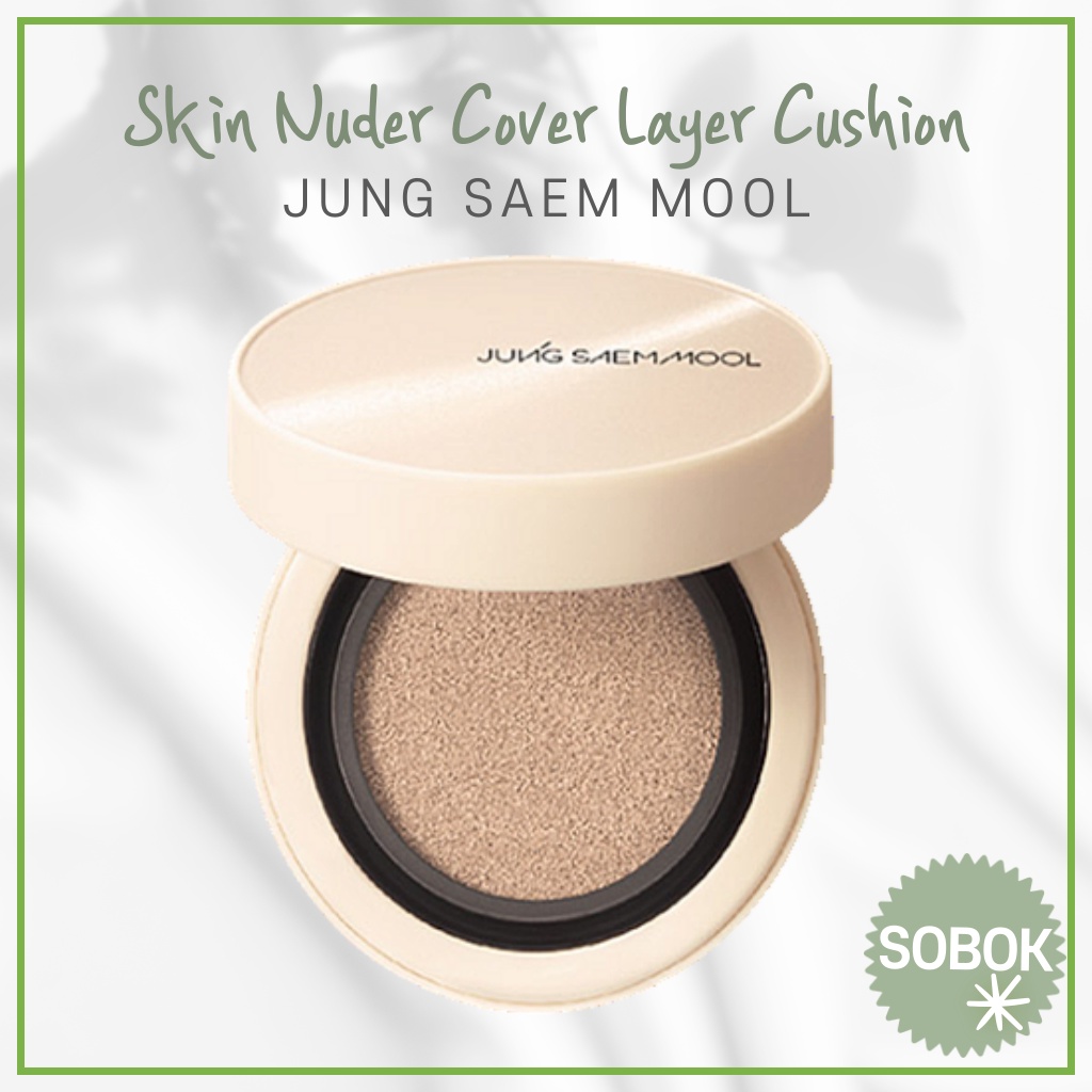 [JUNG SAEM MOOL] Skin Nuder Cover Layer Cushion SPF 50+ PA+++/Long Wear ...