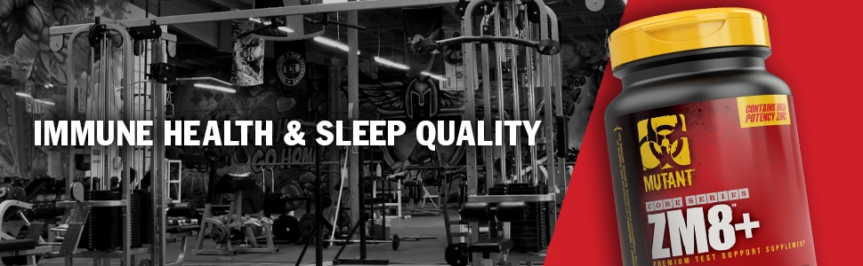 Mutant ZM8+ Testosterone Booster, Strength Supplement, Muscle Recovery ...