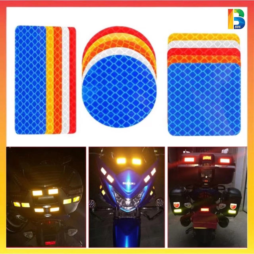 REFLECTIVE STICKER Reflector Sticker Self Adhesive Safety Warning Tape ...