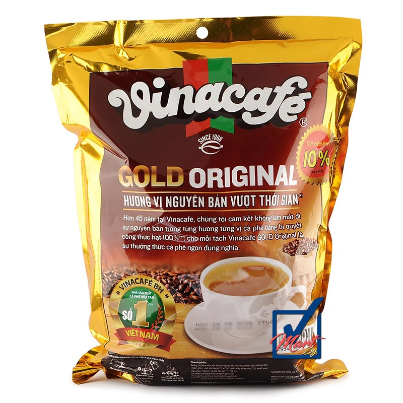 Vinacafe 3 in 1 Gold Original (20g x 24 sachets) - By Vmart SG | Shopee ...