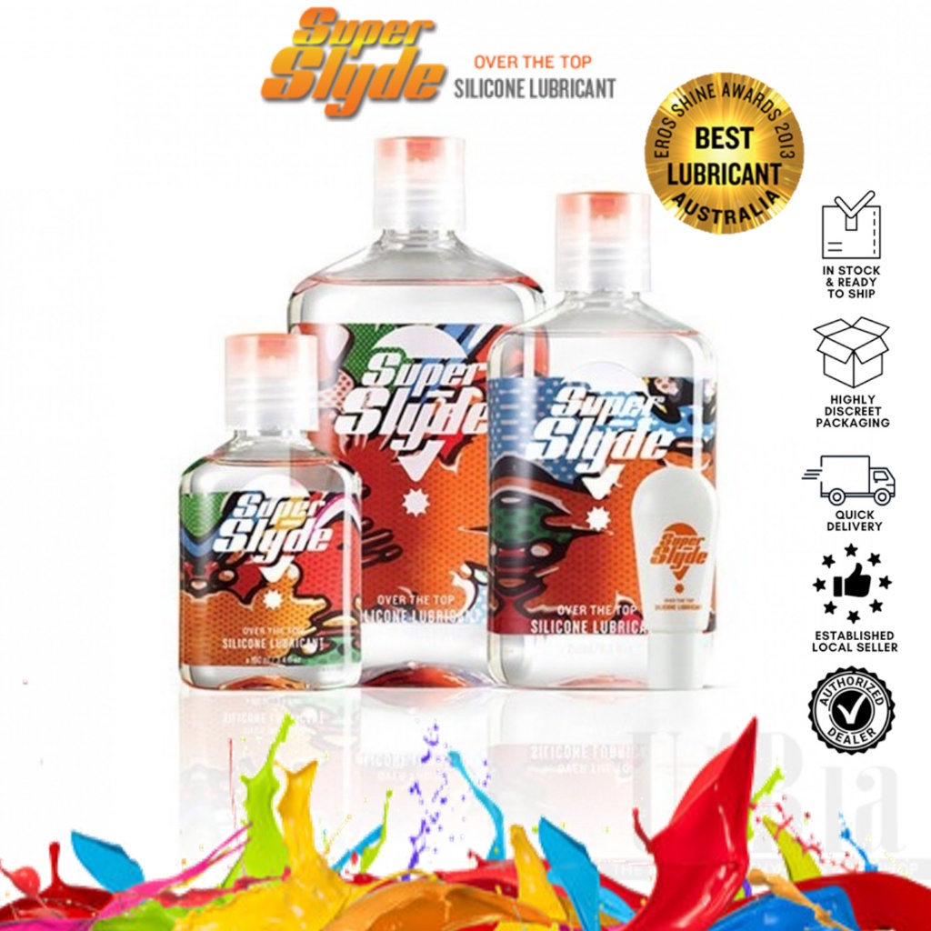 SuperSlyde Original Silicone Lubricant 100 ML or 250 ML or 400 ML ...