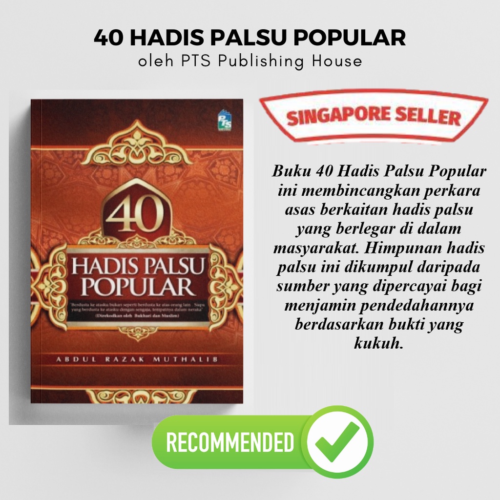 40 Hadis Palsu Popular (Abdul Razak Muthalib) (Malay Islamic Book ...