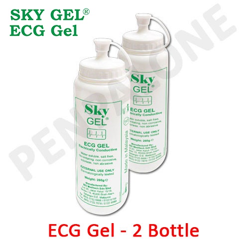 Sky Gel ECG Gel x 2 Bottle ( 260g / Bottle ) ( Sky Gel brand ) | Shopee ...