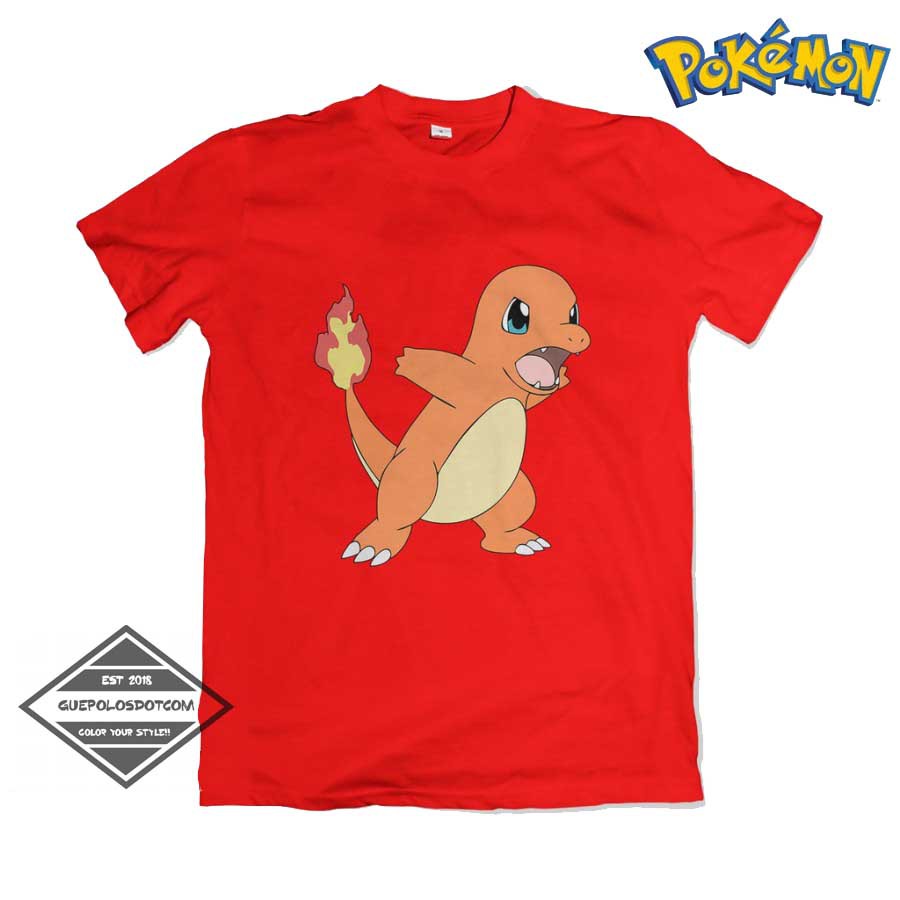 Angry Charmander Game Pokemon T-Shirt - DRAGON FIRE Pokemon T-Shirt ...