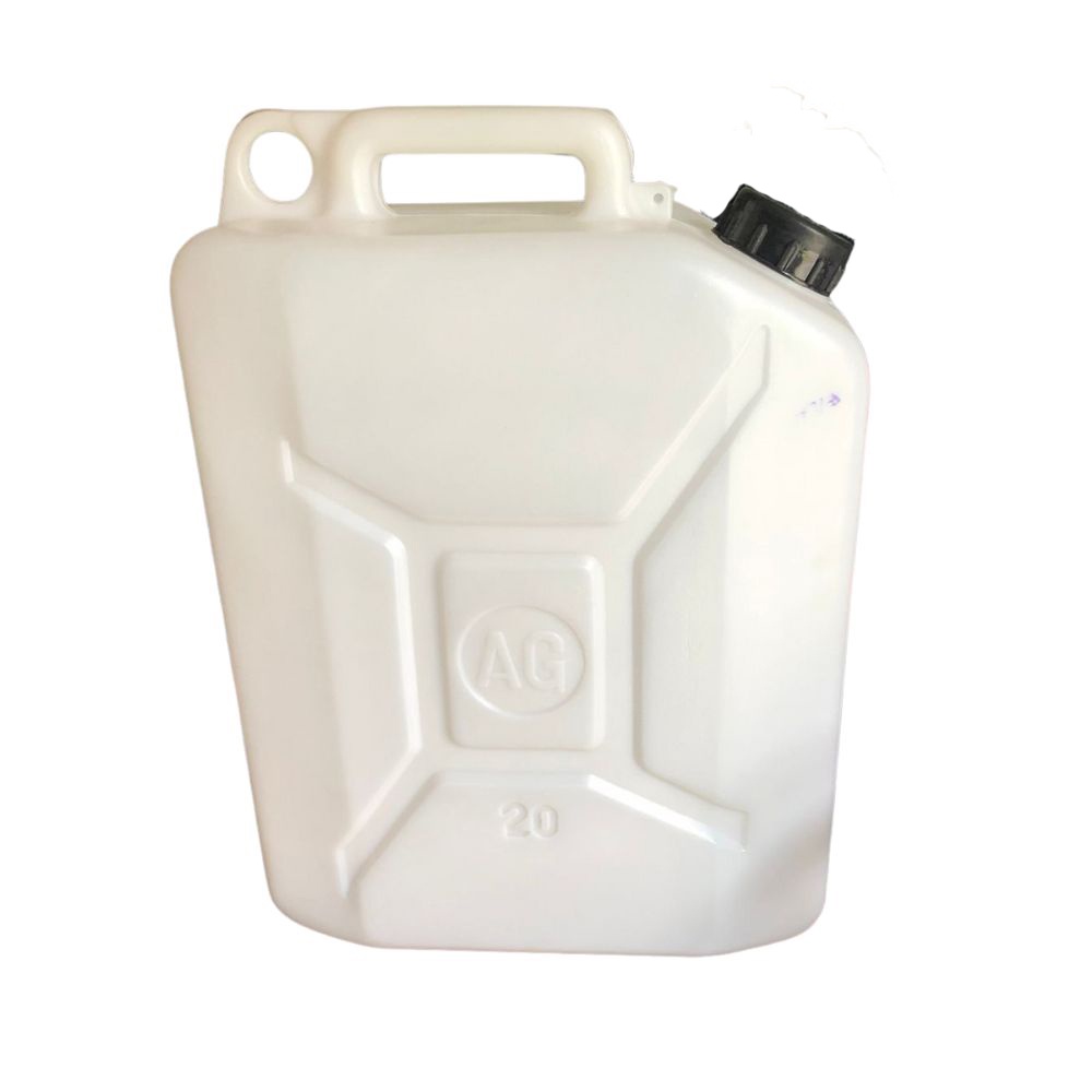 20 Liter Plastic Jerry Can / 20 Liter Oil Water Jerry Can - White ...