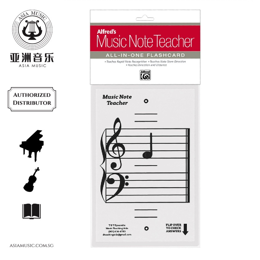 AUTHORIZED DISTRIBUTOR - ALFRED MUSIC - ALFRED MUSIC NOTE TEACHER: ALL ...