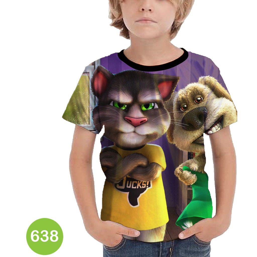 My Talking Tom Cartoon Clothes Favorite TV Series 638 | Shopee Singapore