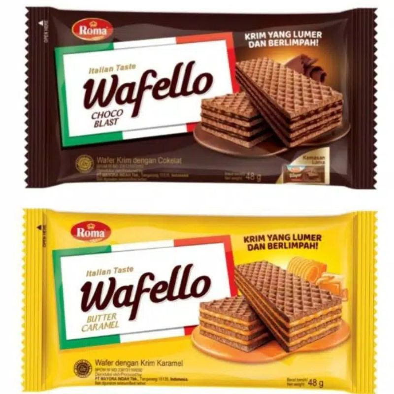 (BIG PACK) Wafello Wafer Chocolate Caramel Cheese BIG | Shopee Singapore