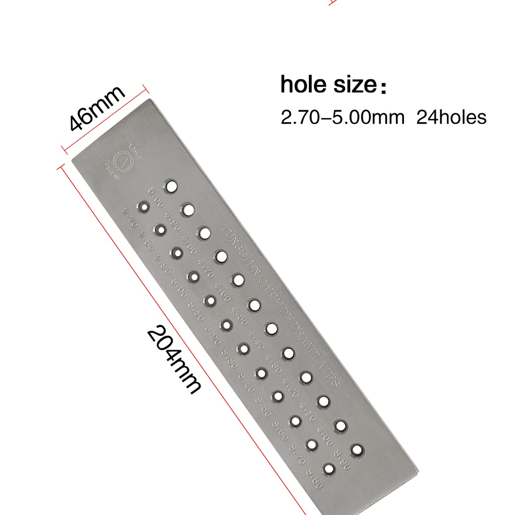 Round Wire Drawing Plate Gold And Silver Wire Drawing Plate Gold Wire ...