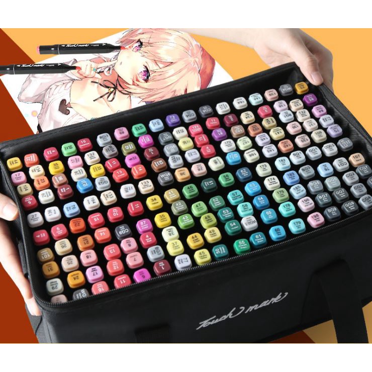 [SG]40/60/80 COLORS⭐ORIGINAL TOUCHMARK MARKER- Dual Tip Marker Pen ⭐ ...