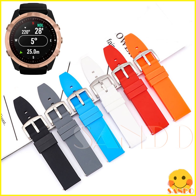 Atmos Mission 2 Dive Computer soft silicone strap Atmos Mission Two ...