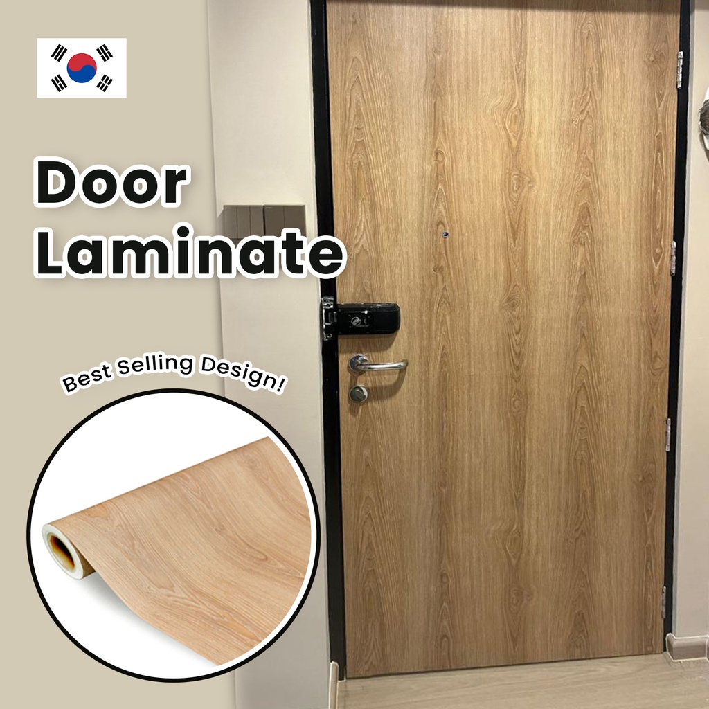 Lovehouse Infeel Korean Door HDB Sticker Laminate Home Decoration ...