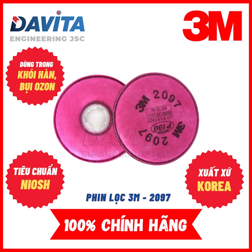 bag dust filter for gas mask 2097 P100 3M | Shopee Singapore