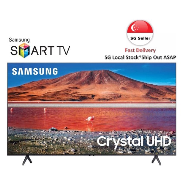 Samsung 55-inch TU-7000 Series Class Smart TV | Crystal UHD - 4K HDR - with Alexa Built-in ...